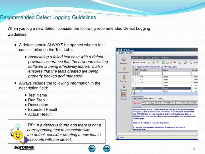 PPT - Defect Management Click screen to begin PowerPoint Presentation ...