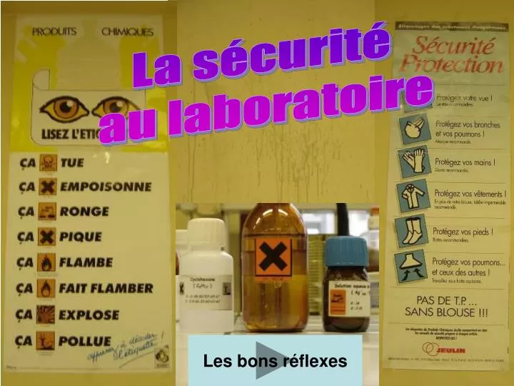 PPT - La sécurité au laboratoire PowerPoint Presentation, free download ...