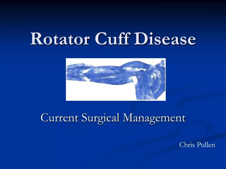 PPT - Rotator Cuff Disease PowerPoint Presentation, free download - ID ...