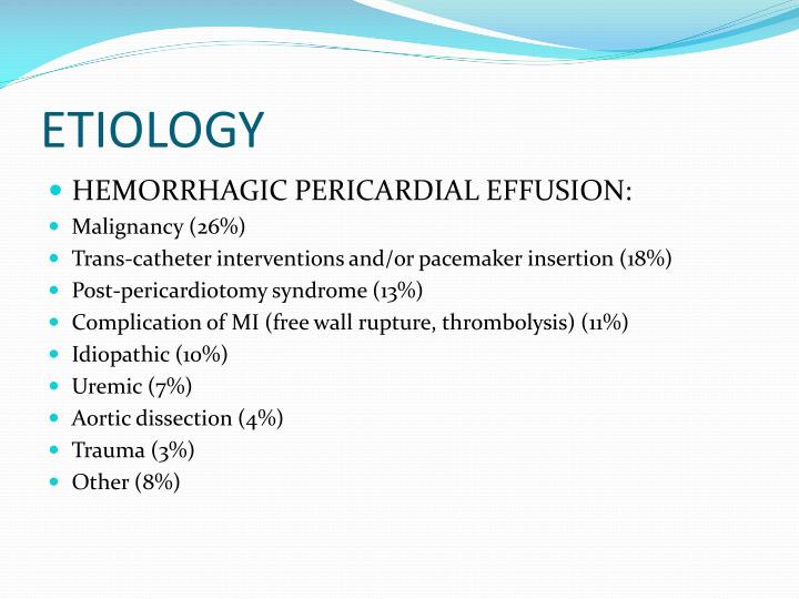PPT - PERICARDIAL EFFUSION PowerPoint Presentation - ID:4936100