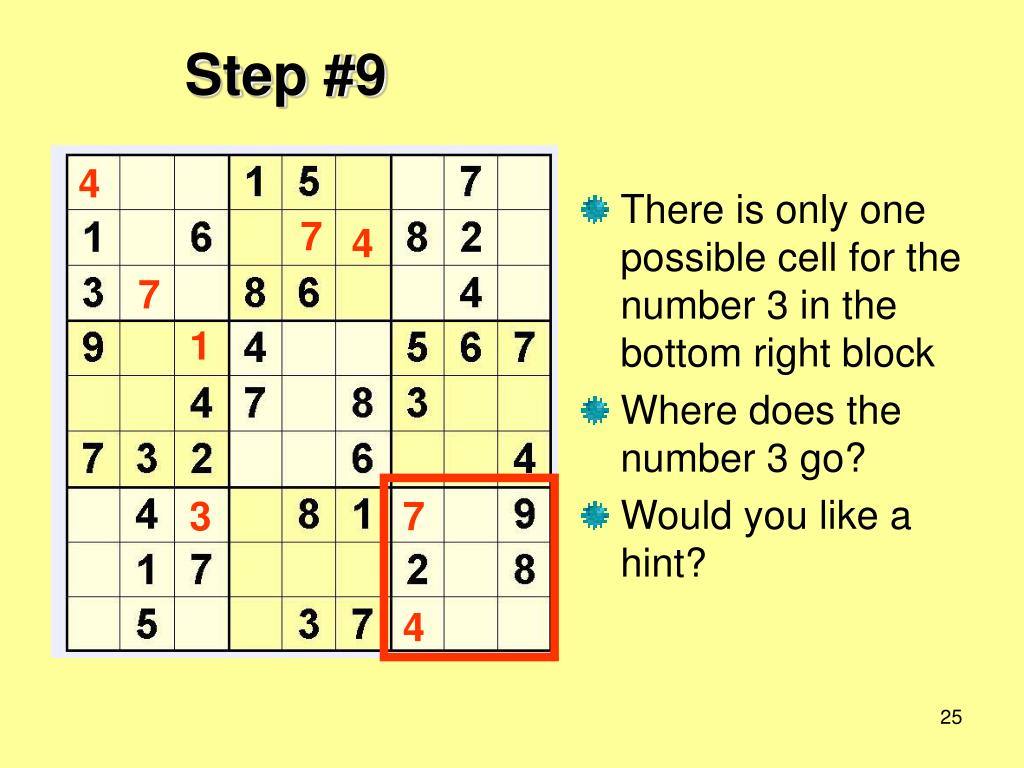 PPT Solving A Sudoku Puzzle PowerPoint Presentation Free Download