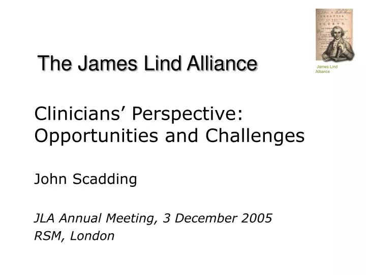 PPT - The James Lind Alliance PowerPoint Presentation, free download ...