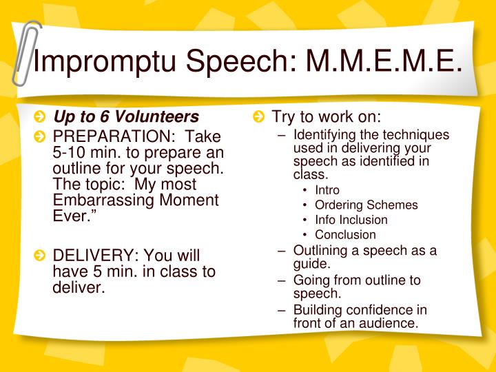 PPT - Preparing a Speech PowerPoint Presentation - ID:4937760