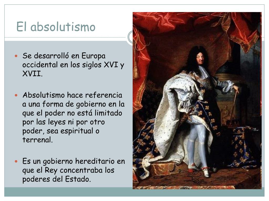 PPT - ESTADO MODERNO, ABSOLUTISMO Y REVOLUCION PowerPoint Presentation ...