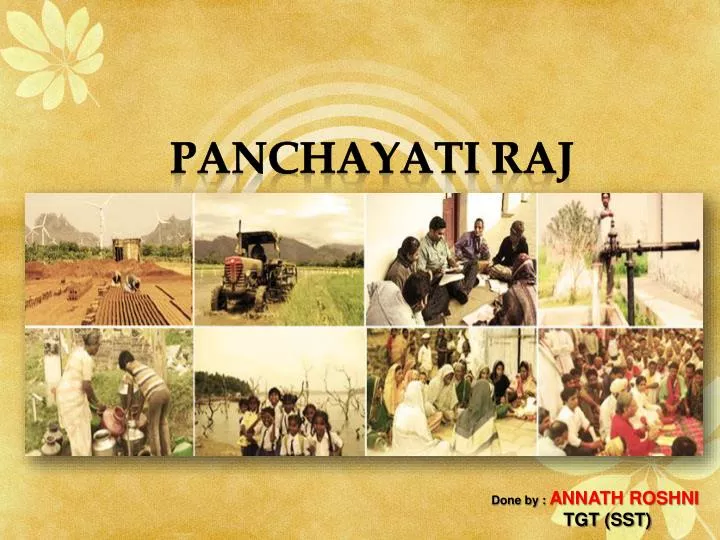 PPT - PANCHAYATI RAJ PowerPoint Presentation, free download - ID:4938830