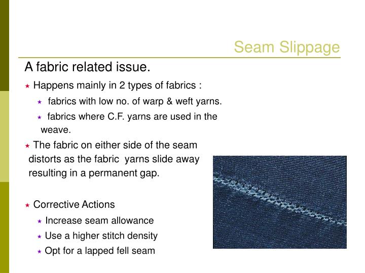 PPT - Seam Types PowerPoint Presentation - ID:4940857