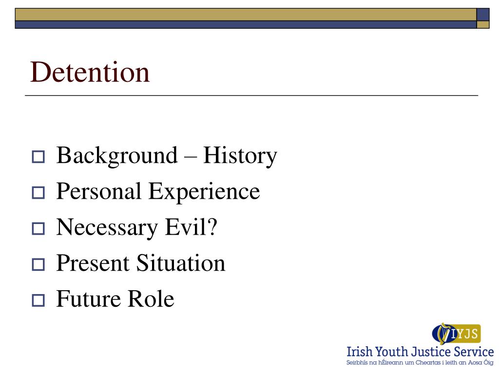 PPT - Standards in Detention PowerPoint Presentation, free download ... PPT - Standards in Detention PowerPoint Presentation, free download ...