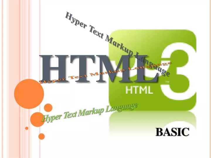 PPT - HTML PowerPoint Presentation, free download - ID:4941339