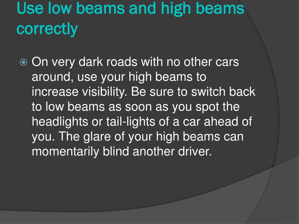 PPT - DRIVING SAFETY for LIGHT AND WEATHER CONDITIONS Nueces County ...