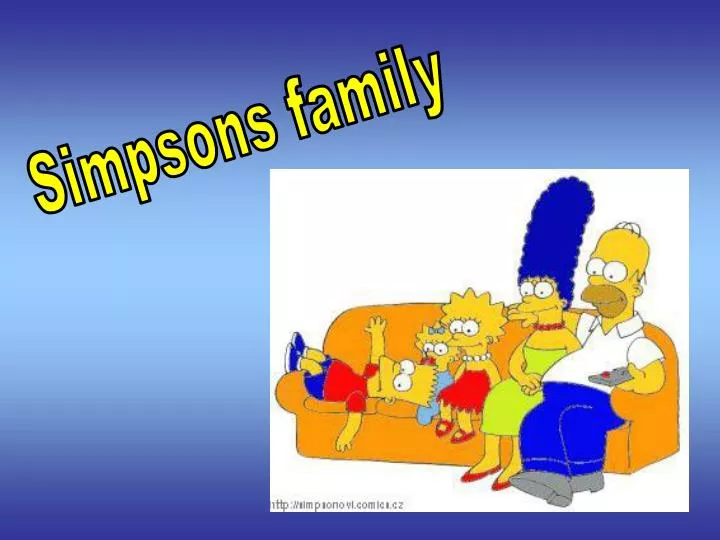 PPT - Simpsons family PowerPoint Presentation, free download - ID:4941820