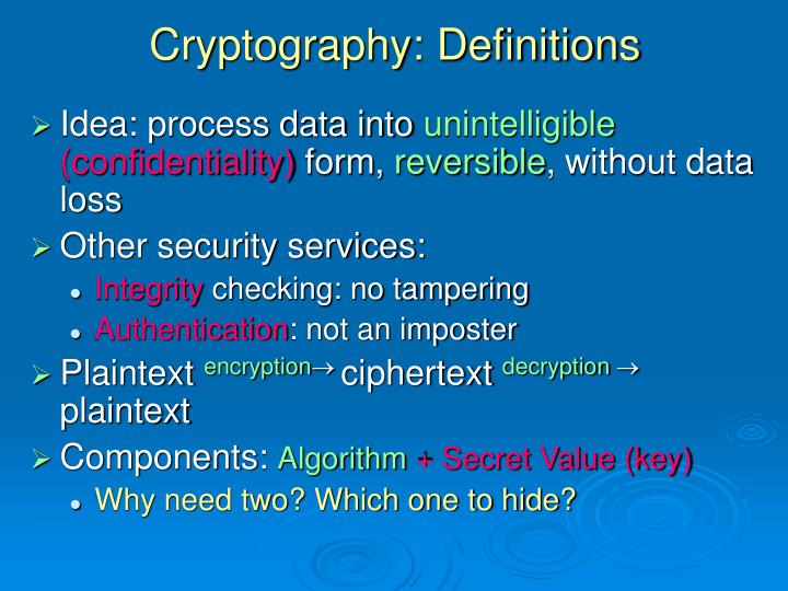 PPT - Introduction to Cryptography PowerPoint Presentation - ID:4942331