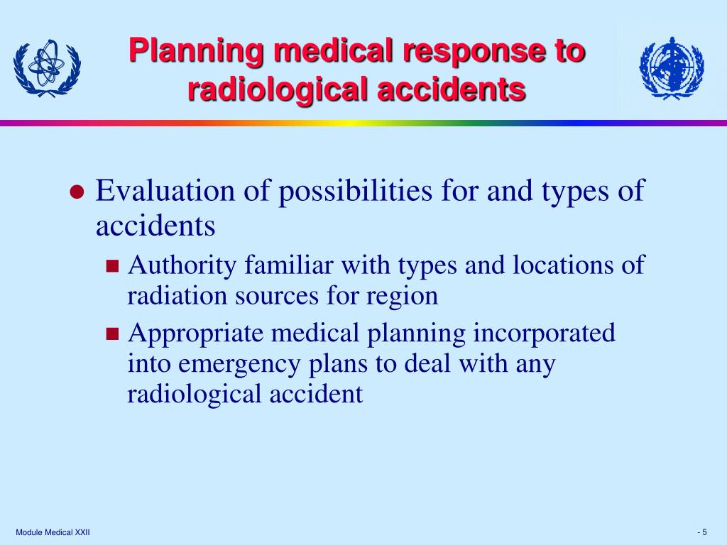 Ppt Planning The Medical Response To Radiation Accidents Powerpoint