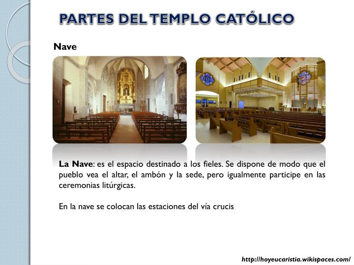 PPT - PARTES DEL TEMPLO CATÓLICO PowerPoint Presentation - ID:4947317