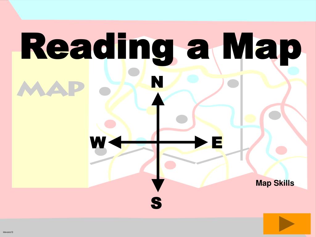 PPT Reading A Map PowerPoint Presentation Free Download ID 4949094