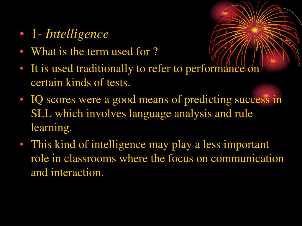 PPT - III. Individual Differences in Second Language Learning ... PPT - III. Individual Differences in Second Language Learning ...