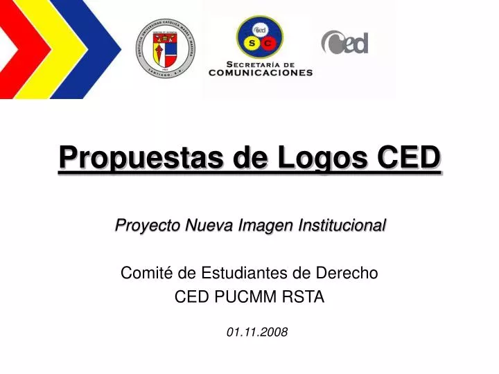 PPT - Propuestas de Logos CED PowerPoint Presentation, free download ...