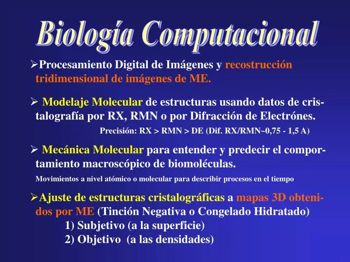 PPT - Biología Computacional PowerPoint Presentation, free download ...