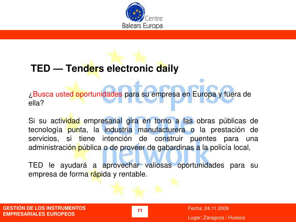 PPT - Ted tenders electronic daily PowerPoint Presentation, free ...