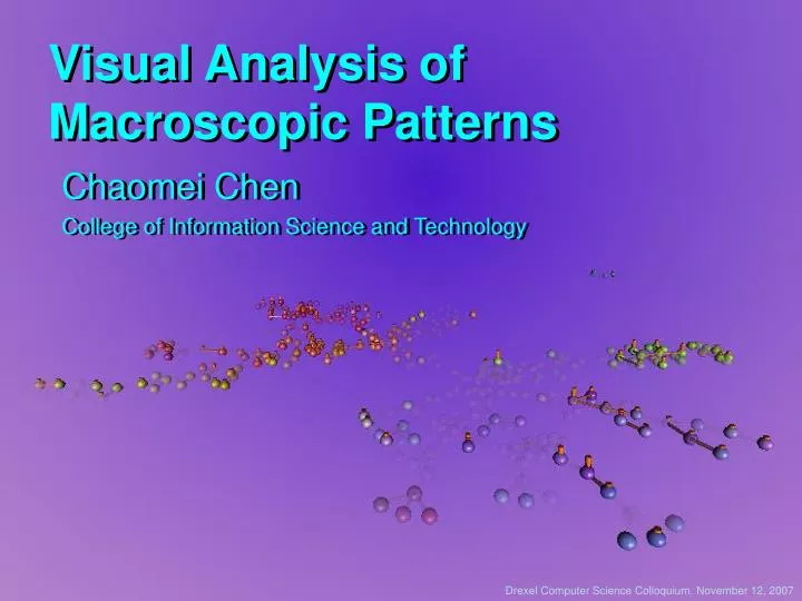 PPT - Visual Analysis of Macroscopic Patterns PowerPoint Presentation ...
