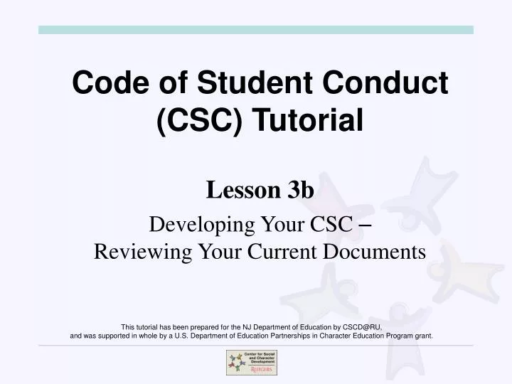 PPT - Code of Student Conduct (CSC) Tutorial PowerPoint Presentation ...