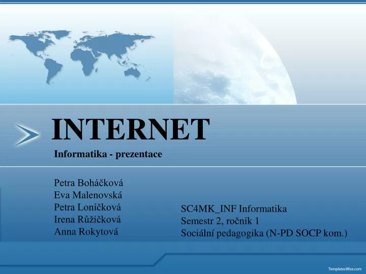 PPT - Informatika - prezentace PowerPoint Presentation, free download - ID:4954927