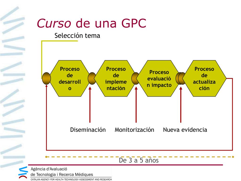 PPT - Experiencias en el desarrollo de Guías de Práctica Clínica (GPC ...
