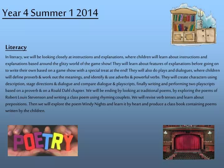 PPT - Year 4 Summer 1 2014 PowerPoint Presentation, free download - ID ...