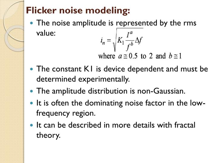 PPT - CHAPTER 2 MATHEMATICAL REPRESENTATION OF NOISE PowerPoint ...