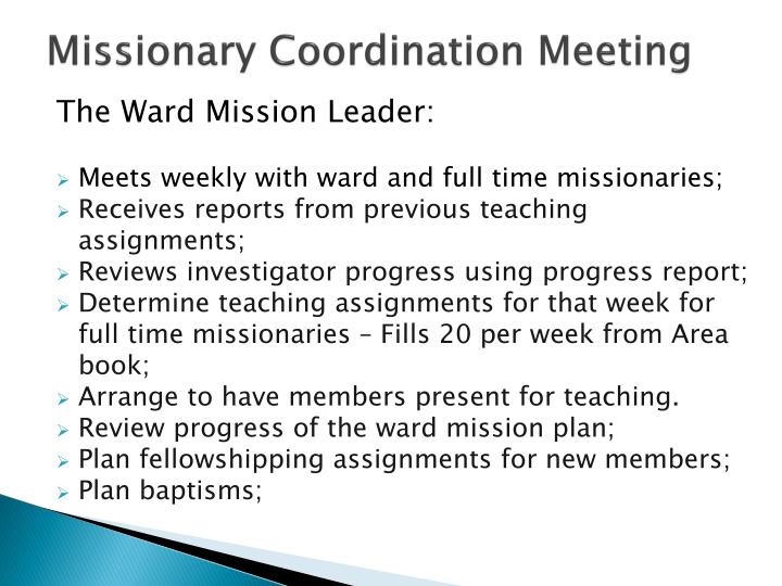PPT - Ward Missionary Training PowerPoint Presentation - ID:4957776