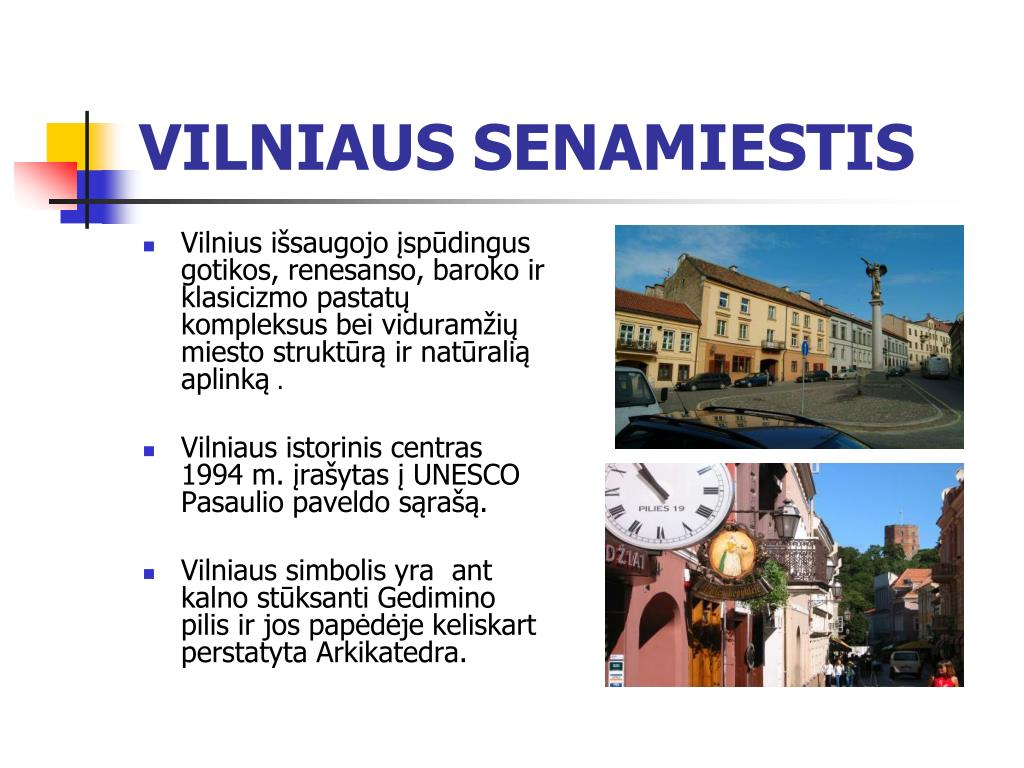 PPT - Lietuvos tritorijos įtrauktos į UNESCO sąrašą. PowerPoint ...