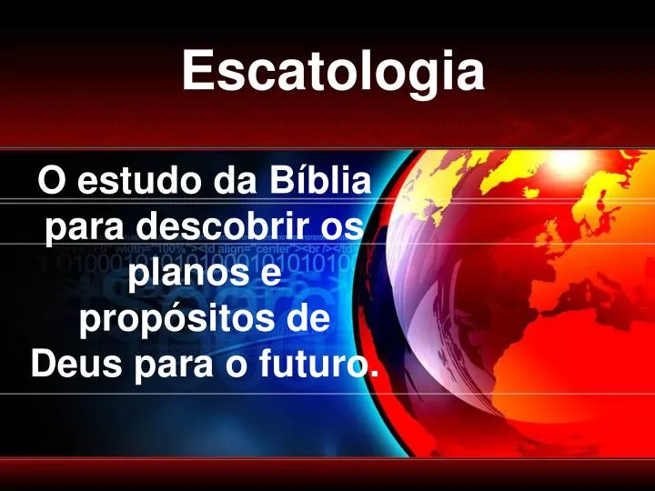 PPT - Escatologia PowerPoint Presentation, free download - ID:4959779