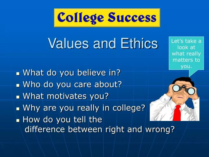 PPT - Values and Ethics PowerPoint Presentation, free download - ID:4960077