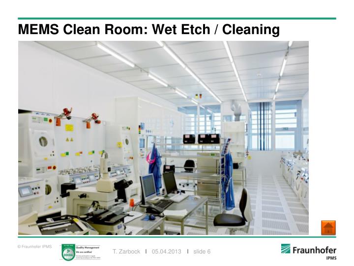 PPT - MEMS CLEAN ROOM PowerPoint Presentation - ID:4961525