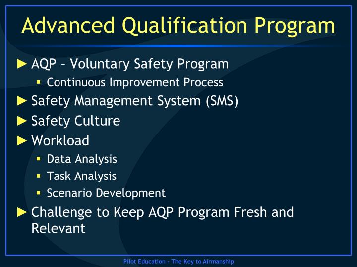 PPT - Pilot Education The Key to Airmanship PowerPoint Presentation ...
