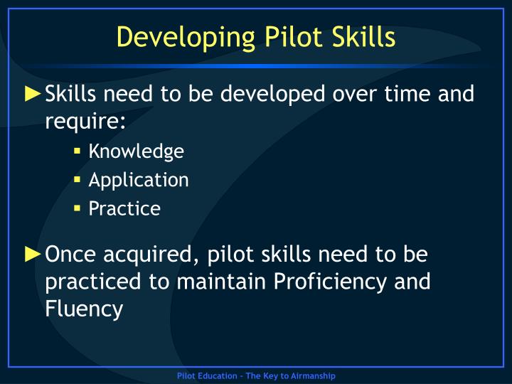 PPT - Pilot Education The Key to Airmanship PowerPoint Presentation ...