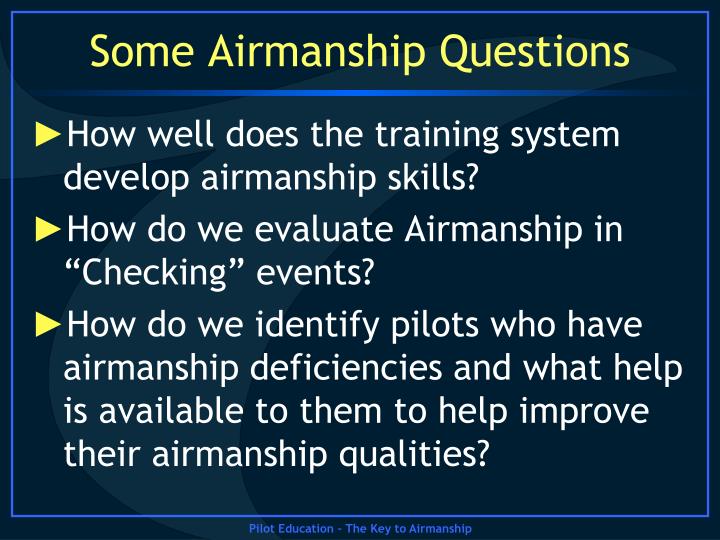 PPT - Pilot Education The Key to Airmanship PowerPoint Presentation ...