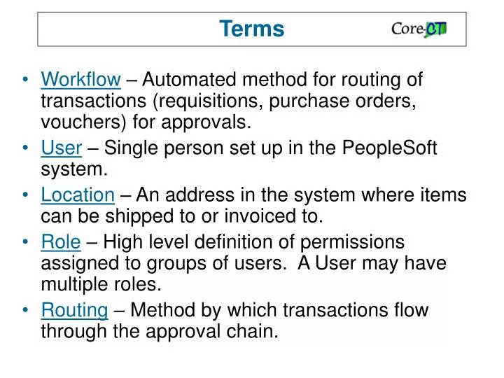 PPT - Terms PowerPoint Presentation, free download - ID:4962035