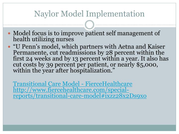 PPT - Transitional Care PowerPoint Presentation - ID:4963346