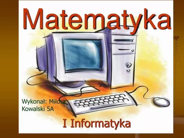 PPT - Matematyka PowerPoint Presentation, free download - ID:4963690