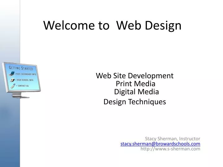 PPT - Welcome to Web Design PowerPoint Presentation, free download - ID ...