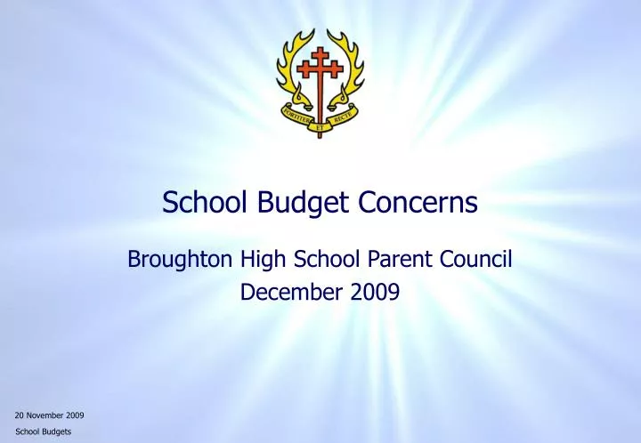PPT - School Budget Concerns PowerPoint Presentation, free download ...