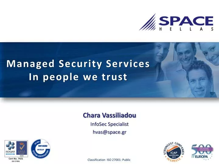 PPT - Managed Security Services In people we trust PowerPoint Presentation - ID:4966324