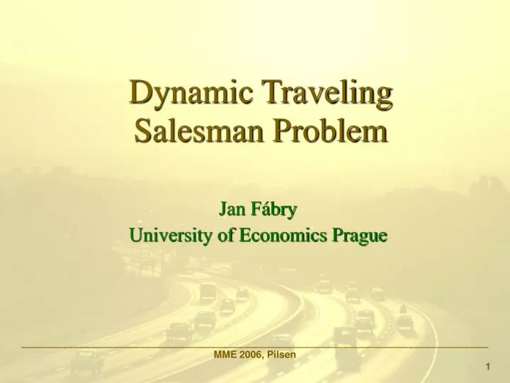 PPT - Dynamic Traveling Salesman Problem PowerPoint Presentation, free ... PPT - Dynamic Traveling Salesman Problem PowerPoint Presentation, free ...