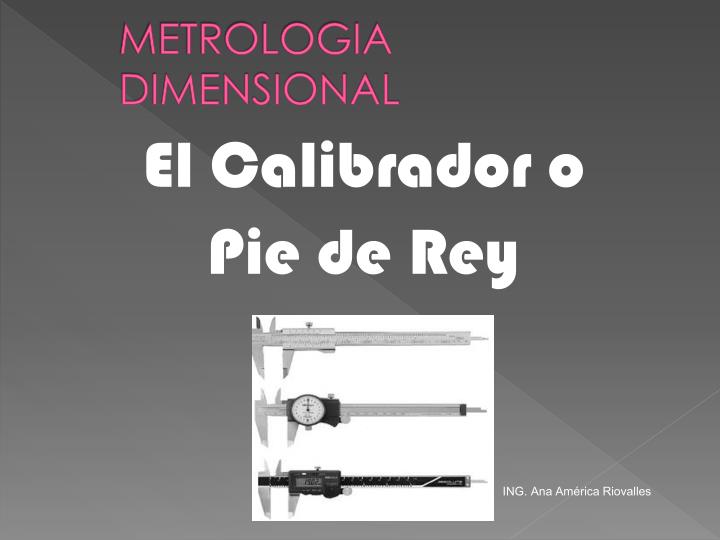 PPT - METROLOGIA INDUSTRIAL PowerPoint Presentation - ID:4968387
