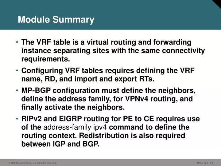 PPT - Module Summary PowerPoint Presentation, free download - ID:4968897