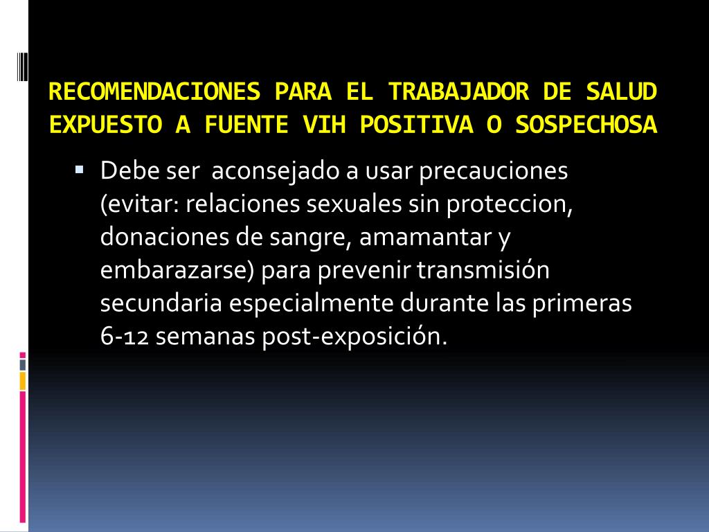 Ppt ExposiciÓn Ocupacional Al Vih Y A Otras Infecciones Powerpoint
