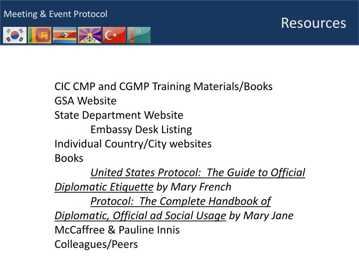 PPT - Meeting & Event Protocol: East Meets West PowerPoint Presentation ...