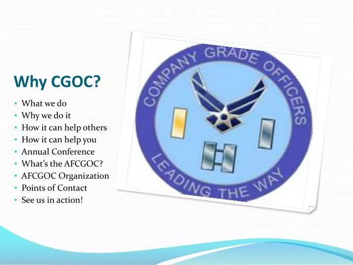 PPT - Why CGOC? PowerPoint Presentation, free download - ID:4976070