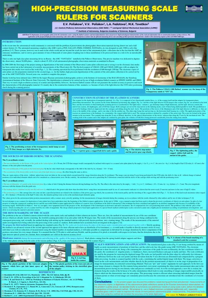 PPT - HIGH-PRECISION MEASURING SCALE RULERS FOR SCANNERS PowerPoint ...