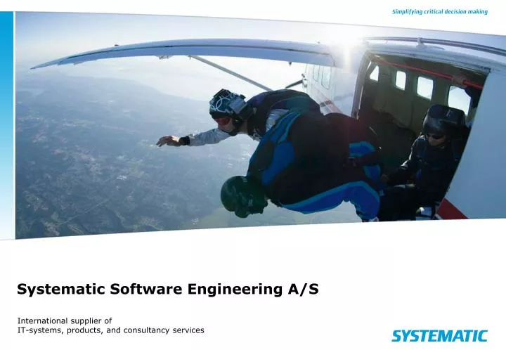 PPT - Systematic Software Engineering A/S PowerPoint Presentation, free ...